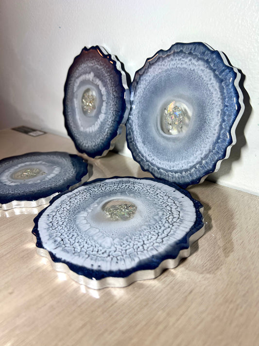 Casted Resin Coaster Sets